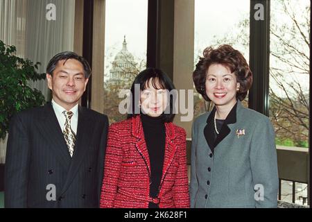 Office of the Secretary - Secretary Chawo with Mrs. Ho Stock Photo - Alamy