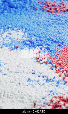 Density balls, abstract geometric background, 3d rendering. Computer ...