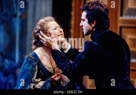 Stella Gonet (Ophelia) in HAMLET by Shakespeare at the Olivier Theatre ...