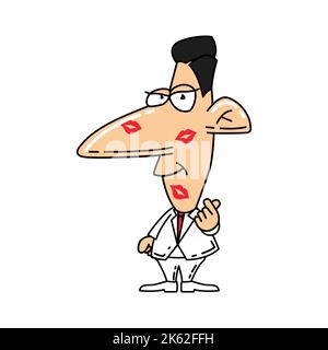 cute clipart of cassanova on cartoon version,vector illustration Stock ...