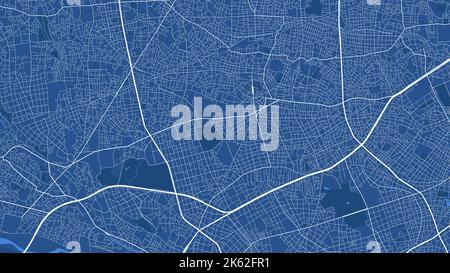 Setagaya map. Detailed map of Setagaya city administrative area ...