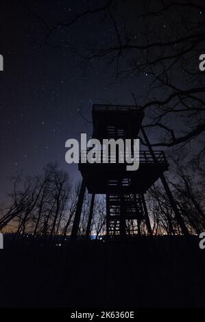 Blue Mound, Wisconsin, starry night sky in the winter Stock Photo - Alamy