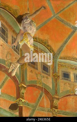 Miss La La at the Cirque Fernando, Edgar Degas, 1879 Stock Photo - Alamy
