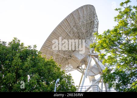 Earth based astronomical radio telescope. Radio telescopes used in ...