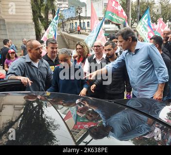 Brazil. 11th Oct, 2022. In this photo illustration, the Banco do Brasil ...