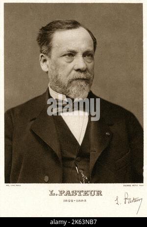 LOUIS PASTEUR (1822-1895) French biologist and chemist trepanning a ...