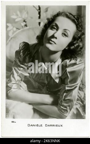 DANIELLE DARRIEUX French film actress and singer about 1960 Stock Photo ...