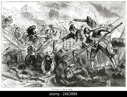 Siege of Basing House, 1643-1644, English Civil war Stock Photo - Alamy