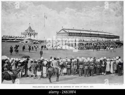 The Proclamation of Queen Victoria as sovereign of India by Lord ...