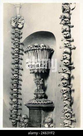 The Sedlec Ossuary is a small Roman Catholic chapel, located beneath ...