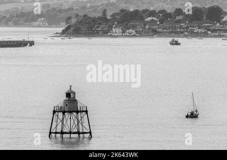 Spit Bank Lighthouse, Cobh, County Cork, Ireland, Europe Stock Photo ...
