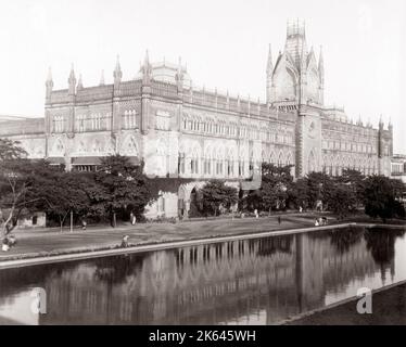 Vintage 1900s photo of High Court Building, Madras, Chennai, Tamil Nadu ...