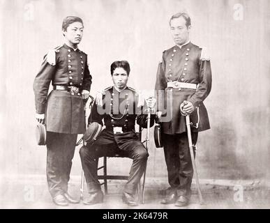 [ 1870s Japan - Japanese Police Officers ] — Japanese police officers ...