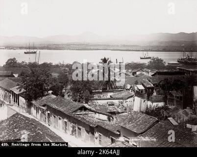 The market, Santiago, Cuba, circa 1900 Stock Photo - Alamy