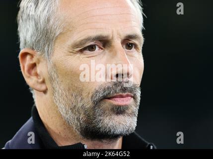 RB Leipzig head coach Marco Rose reacts during the UEFA Champions ...