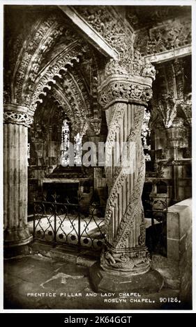 Roslyn Chapel, Roslyn, Midlothian, Scotland, Roslyn Chapel Stock Photo ...