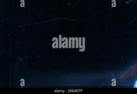 fractured glass texture scratches overlay black Stock Photo - Alamy