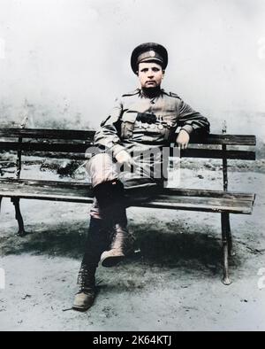 Maria Leontievna Bochkareva (nee Frolkova), who fought in World War I ...