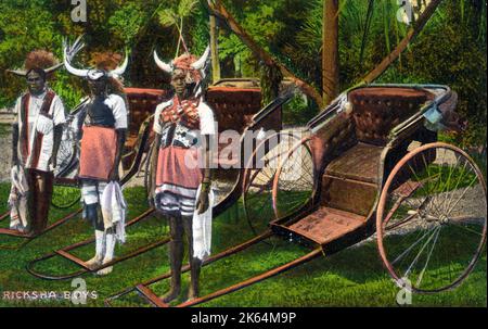 Rickshaw boy of Durban, South Africa Stock Photo - Alamy
