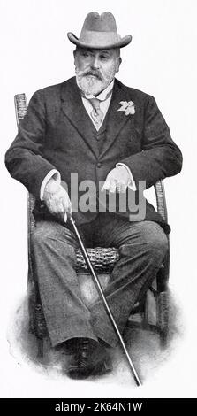King Edward VII (1841-1909) photographed at The Grove, Watford, the ...