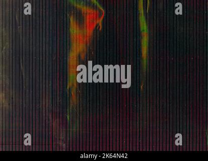 distorted screen system damage blue glare effect Stock Photo - Alamy