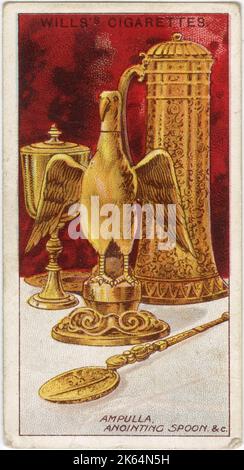 The Ampulla and Coronation Spoon. When a monarch is anointed, the Dean ...