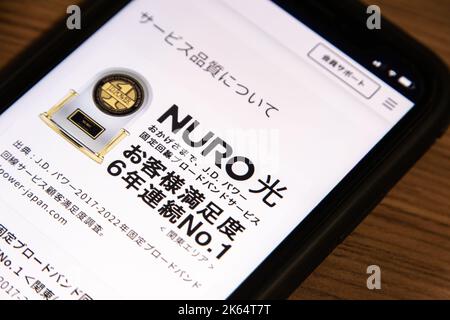 Japanese fiber-optic ISP Nuro Hikari and other ISP icons (SoftBank Hikari, au Hikari, NTT Flets ...