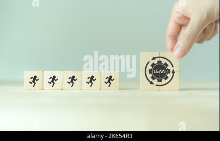 Lean cost thinking concept. Cost reduction concept. Business process ...