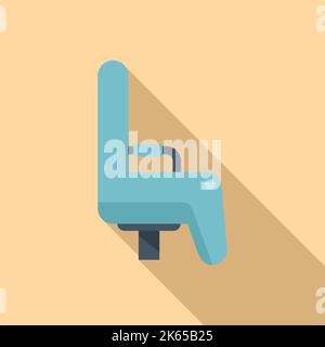 Biker baby seat icon flat vector. Bike child. Trailer cycle Stock ...