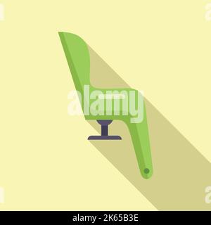 Cyclist baby seat icon flat vector. Bike child. Kid family Stock Vector ...