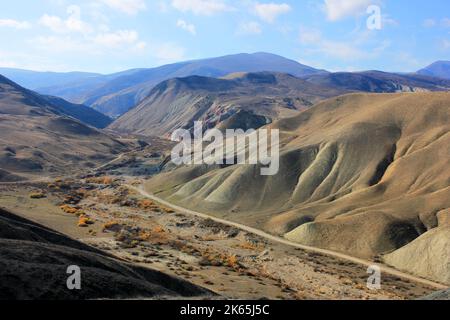 Beautiful endless mountains. Khizi region. Azerbaijan Stock Photo - Alamy