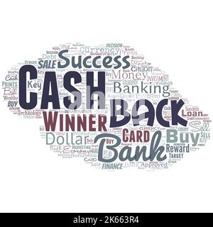 Big word cloud with words cash back. Incentive offered buyers certain ...