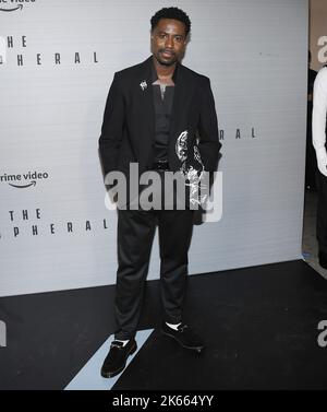 Gary Carr arrives at the Prime Video's THE PERIPHERAL Premiere held at ...