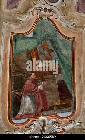 San Carlo Borromeo in preghiera - olio su tela - Camillo Procaccini ...