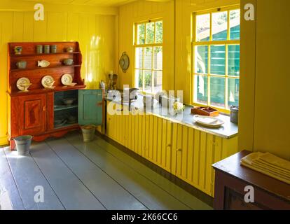 The interior of a Dutch kitchen from the 1920s, not in use anymore ...