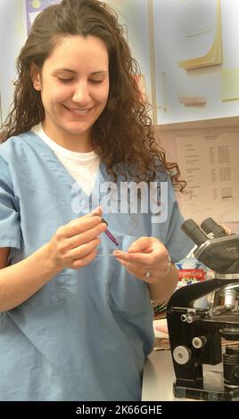 Veterinary medical professionals, a veterinarian, and technician ...