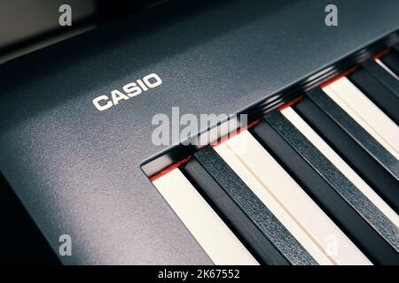 Casio logo on a digital piano Stock Photo - Alamy