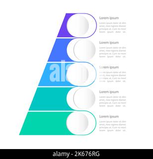 Vector Infographic diagonal timeline report template with 3d colored ...