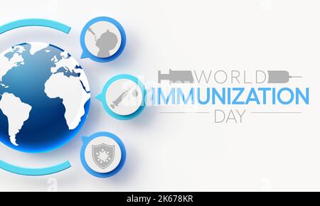 World Immunization day is observed every year on November 10 Stock ...