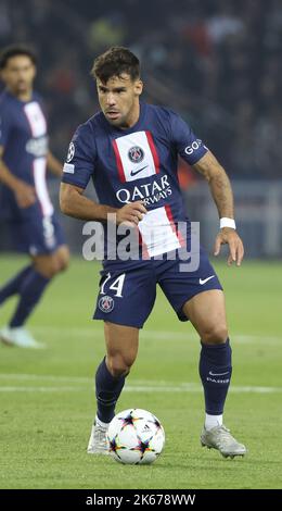 Juan Bernat of PSG during the UEFA Champions League Round of 16 First ...