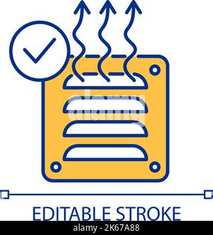 ductwork ventilation icon color illustration Stock Vector Image & Art ...