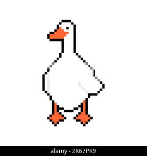 pixel art of animal long neck Stock Vector Image & Art - Alamy