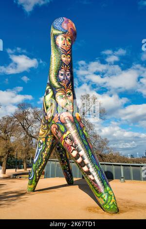 The Sculpture 'Angel' by Deborah Halpern at Birrarung Marr, Melbourne ...