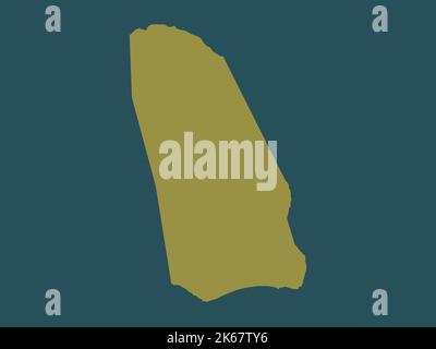 Manchester, parish of Jamaica. Solid color shape. Locations of major ...