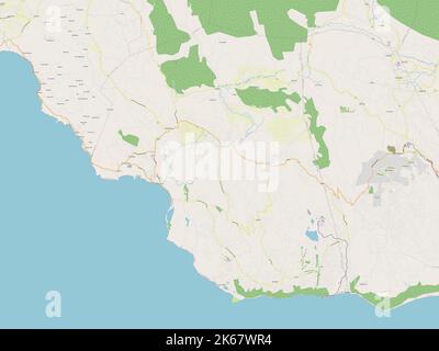 Saint Elizabeth, parish of Jamaica. Open Street Map. Locations and ...