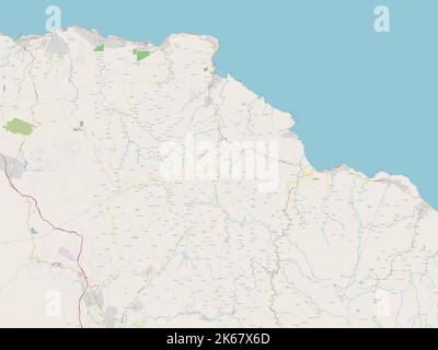 Saint Mary, parish of Jamaica. Open Street Map. Corner auxiliary ...