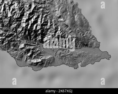 Saint Thomas, parish of Jamaica. Elevation map colored in wiki style ...