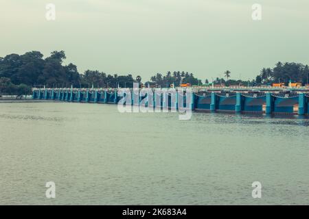 Kallanai (Grand Anicut) is an ancient dam built across the Kaveri River ...