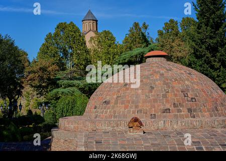 Kuppel von einem Schwefelbad, Bäderviertel Abanotubani, Altstadt ...