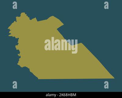 Amman, province of Jordan. Solid color shape. Locations of major cities ...